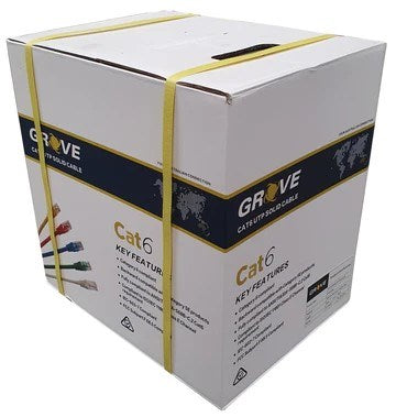 4 Pair UTP Cat6 Cable Box 305Mtr | Grey | Cat6 | 1PD – Grove Communications